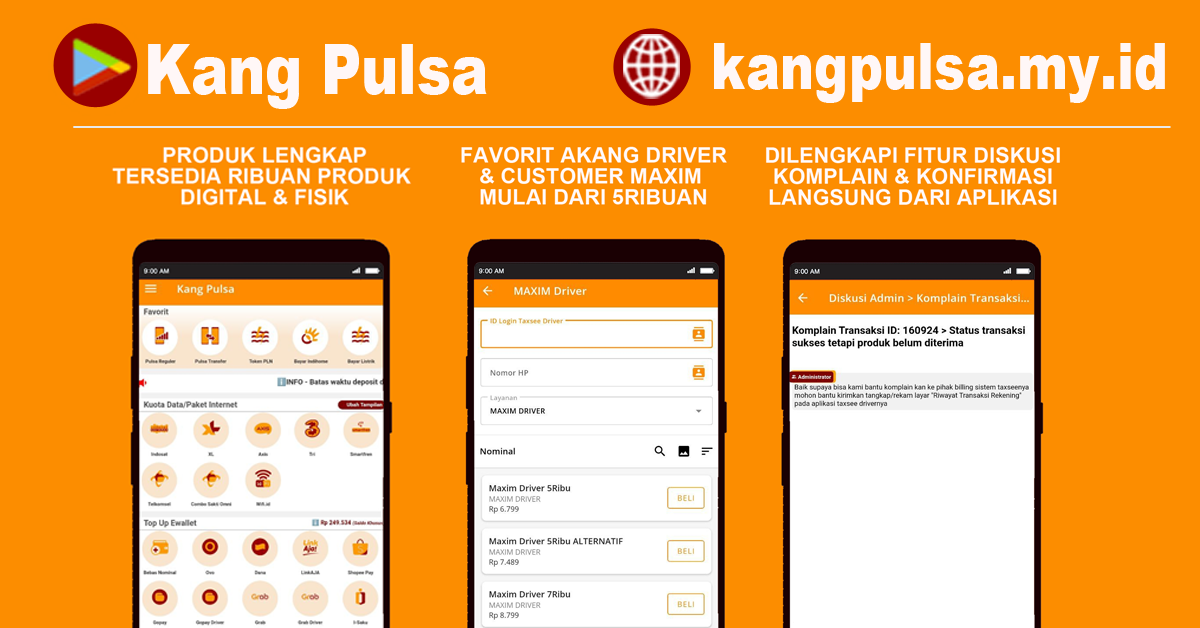 Kang Pulsa | Layanan Digital Indonesia